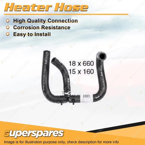 1 x Upper Heater Hose 18mm x 660mm for Ford Falcon FG FGX 4.0L 6 cyl ...