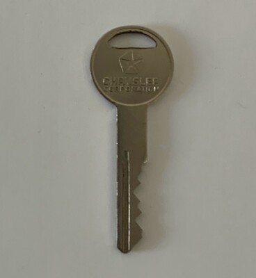 Chrysler Corporation Car Key Vintage Nickel Coated Star | eBay
