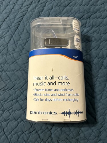 Plantronics M50 Ear Hook Bluetooth Headset 17229136076 | eBay