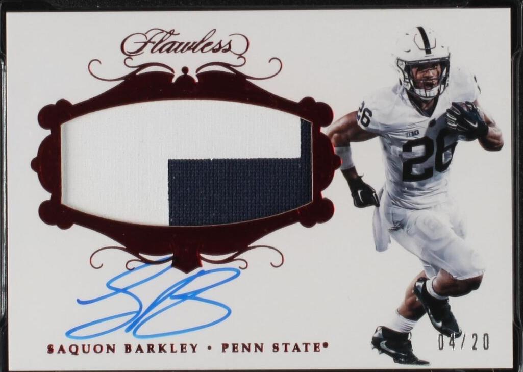 2018 Panini Flawless Collegiate - Flawless Rookie Patch Autographs ...