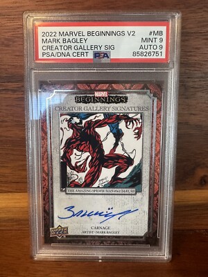 Marvel Beginnings Vol. 2 Carnage Creator Gallery Signatur Mark Bagley ...
