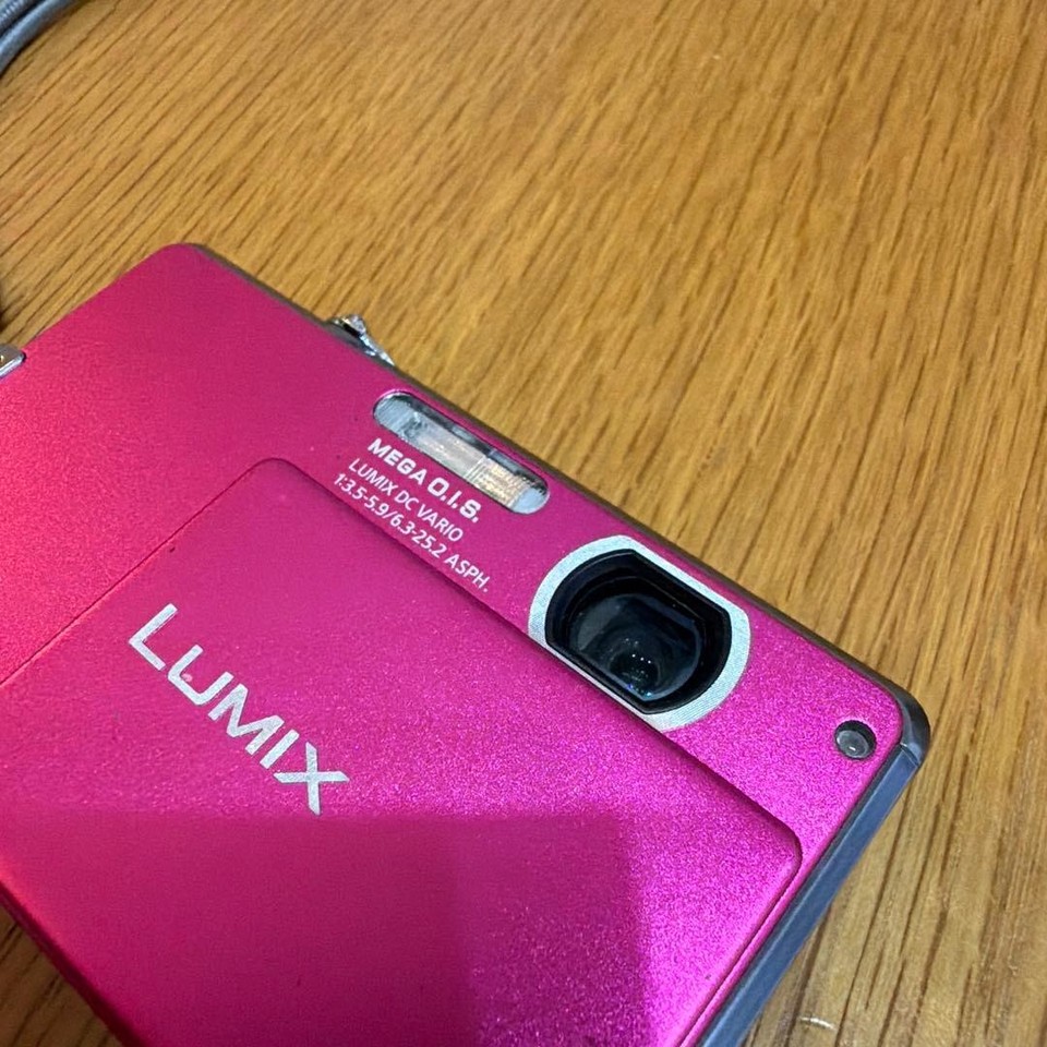 Panasonic LUMIX DMC-FP1 Pink Compact Camera With Battery From Japan | eBay