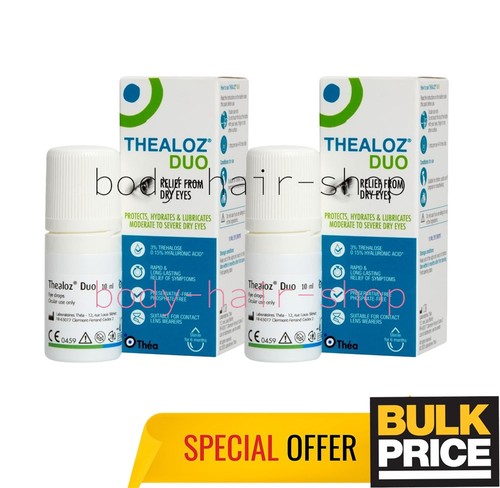 Thealoz Duo Eye Drops Protect Hydrate Lubricate Comfort Dry Eyes 10ml 2 ...