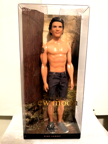 New Moon Jacob Barbie Doll 2009 Twilight Saga Pink Label NRFB Mattel | eBay