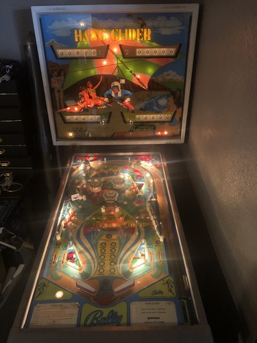 Hang Glider Pinball Machine Bally 1976 Only 2,325 Made Has Original Key ...