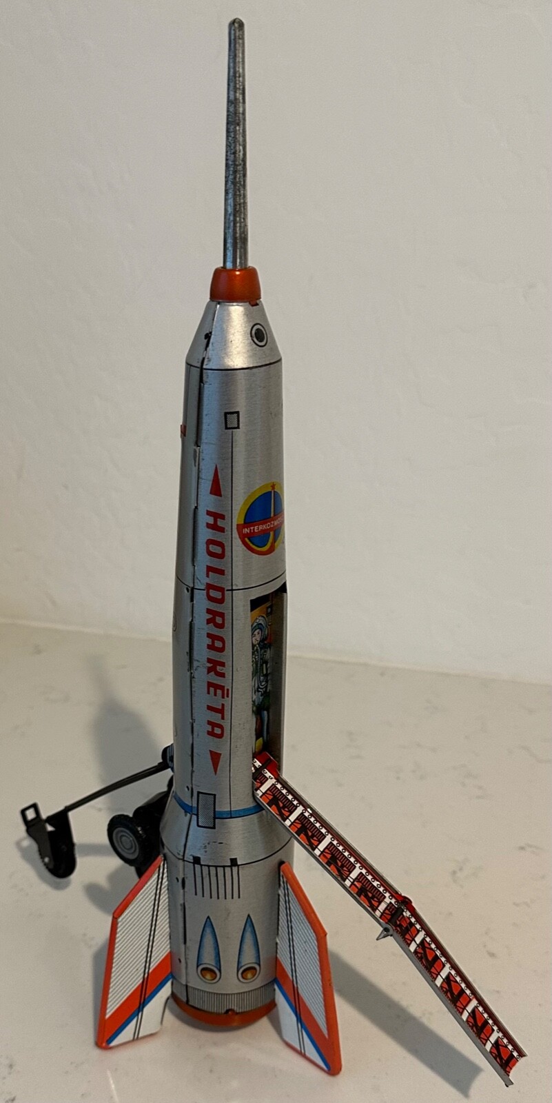 Vintage Lemez Tin Friction Toy Space Rocket Holdraketa, Hungarian | eBay