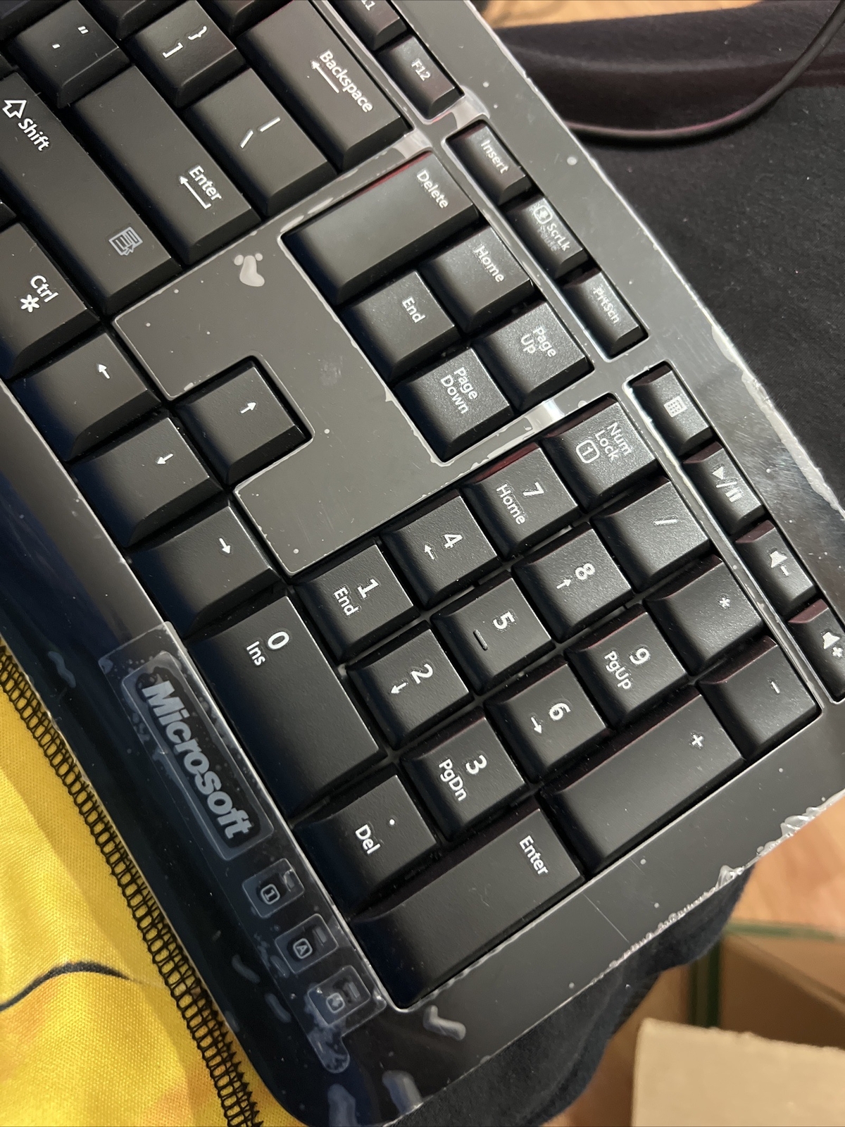 Microsoft Comfort Curve Keyboard 3000 USB Multimedia Contour 1482 3TJ-00001 OEM | eBay