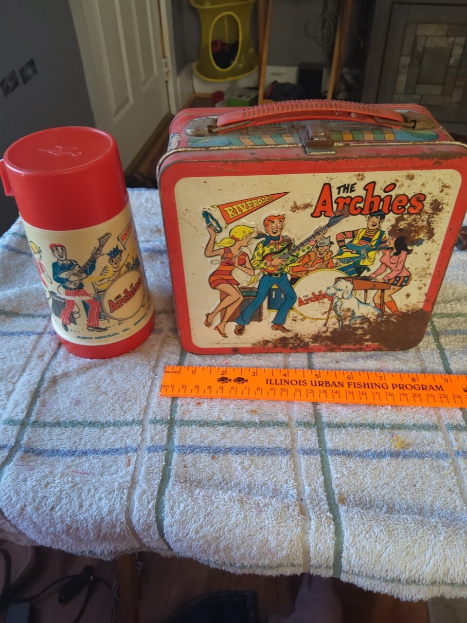 Vintage 1969 THE ARCHIES LUNCHBOX Aladdin Industries with Thermos | eBay