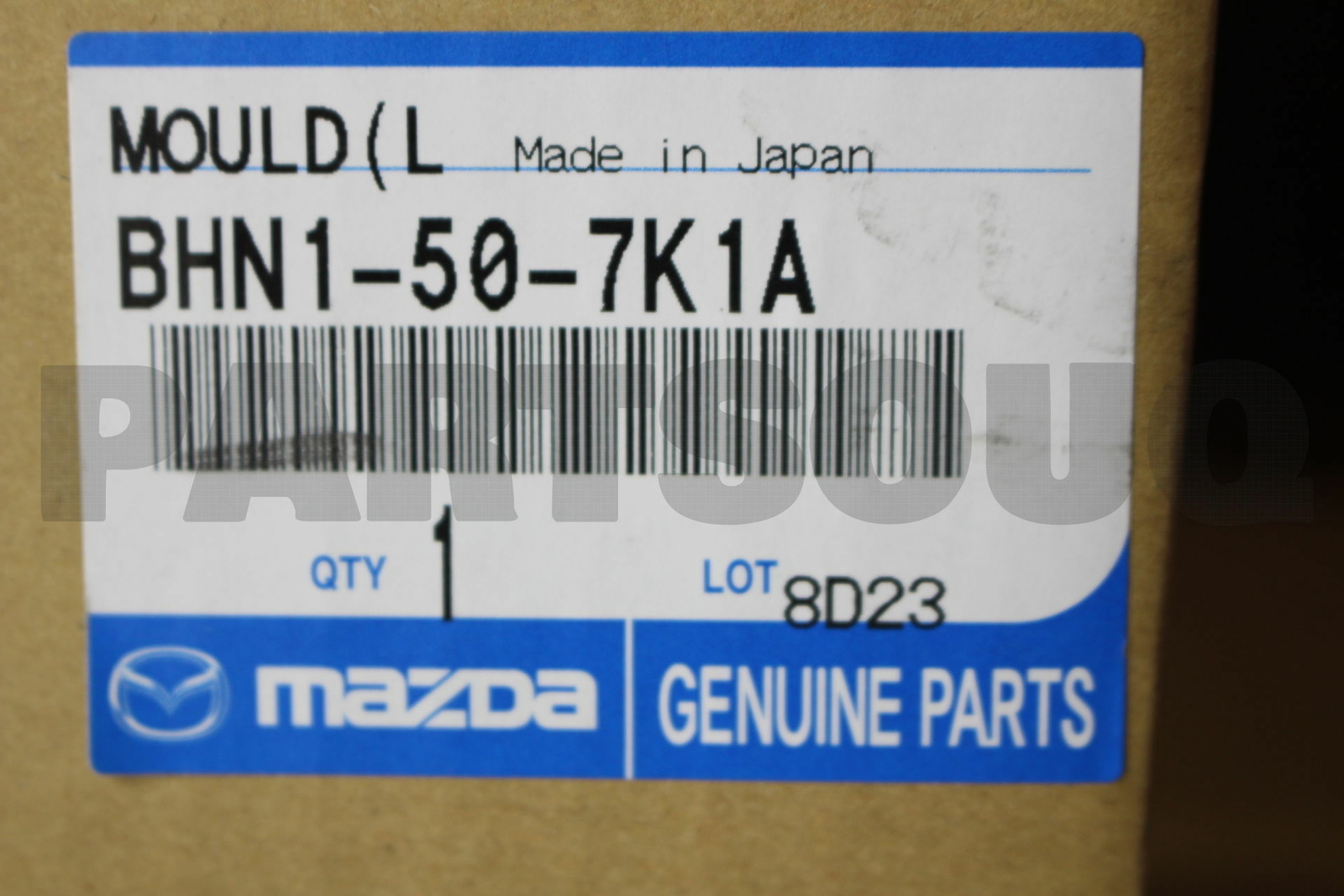 BHN1507K1A Genuine Mazda MOULD(L),FRONT BHN1-50-7K1A | eBay
