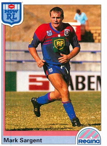 1992 NEWCASTLE KNIGHTS NRL Card MARK SARGENT | eBay