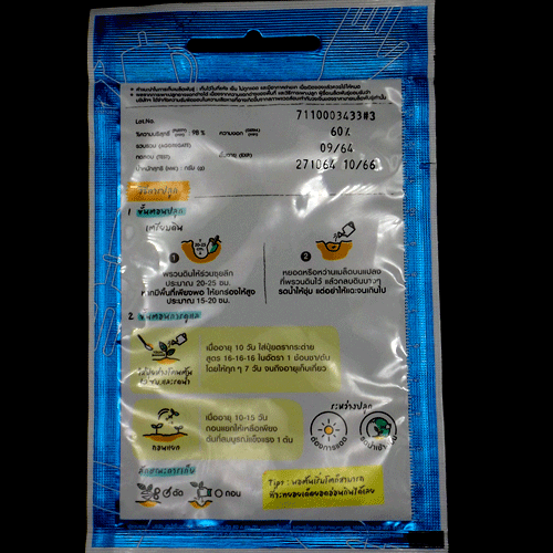 Green Leaf Thai Holy Basil Seeds | Kappoor Tulsi Kraphao กะเพรา Asian ...