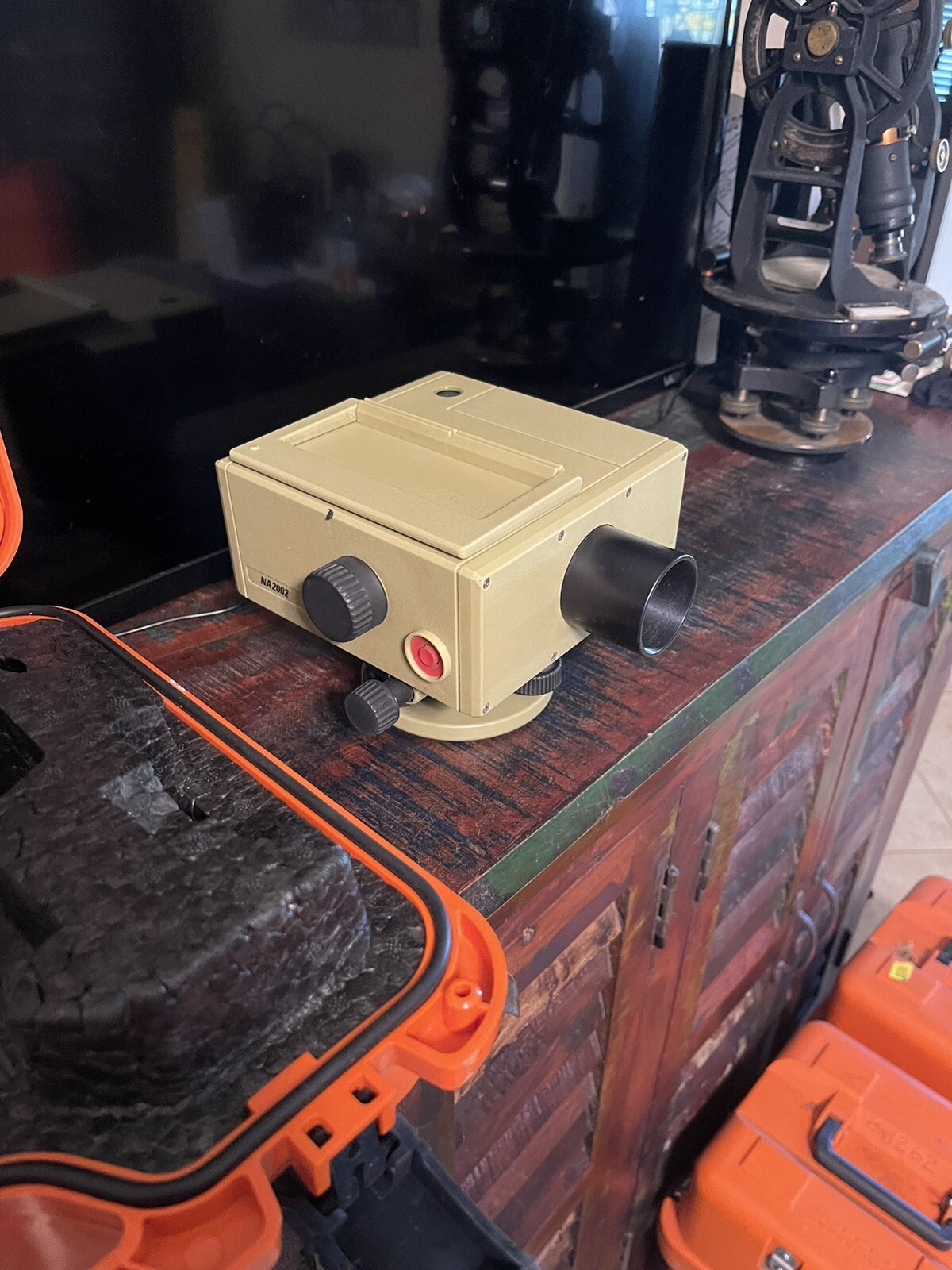 Leica AG Wild Heerbrugg NA2002 Green Power 12V Automatic Level Simple ...