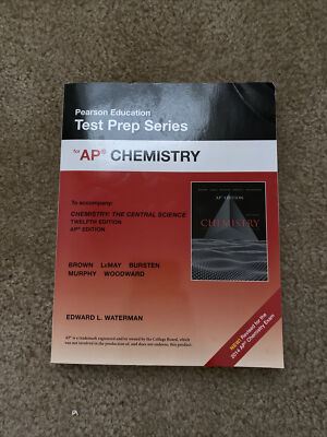 AP Chemistry Test Prep Series Red Paperback Good Condition Pearson ...