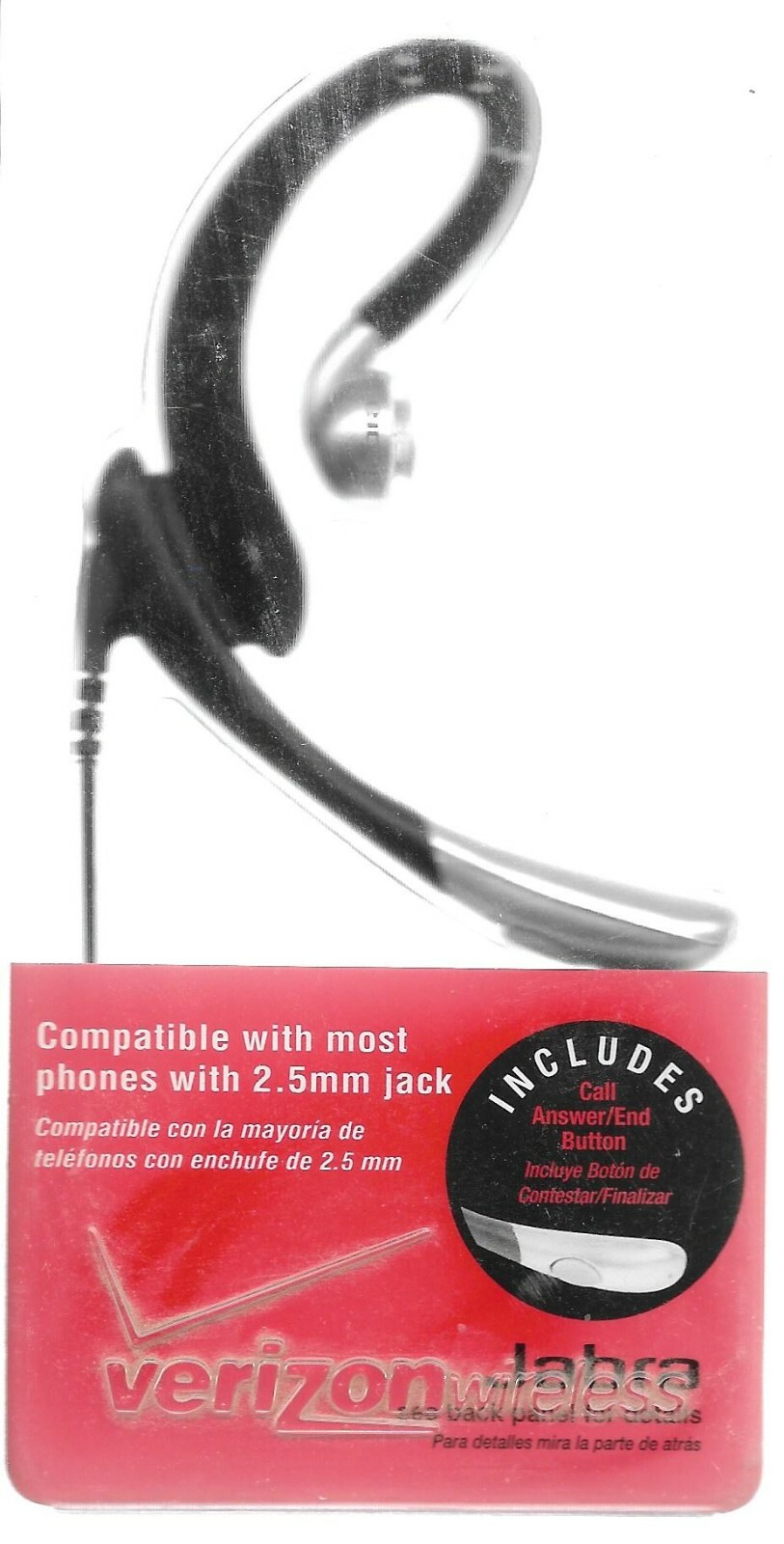 Verizon Wireless Jabra Universal EarWave Boom Headset for Cell Phones 2 ...