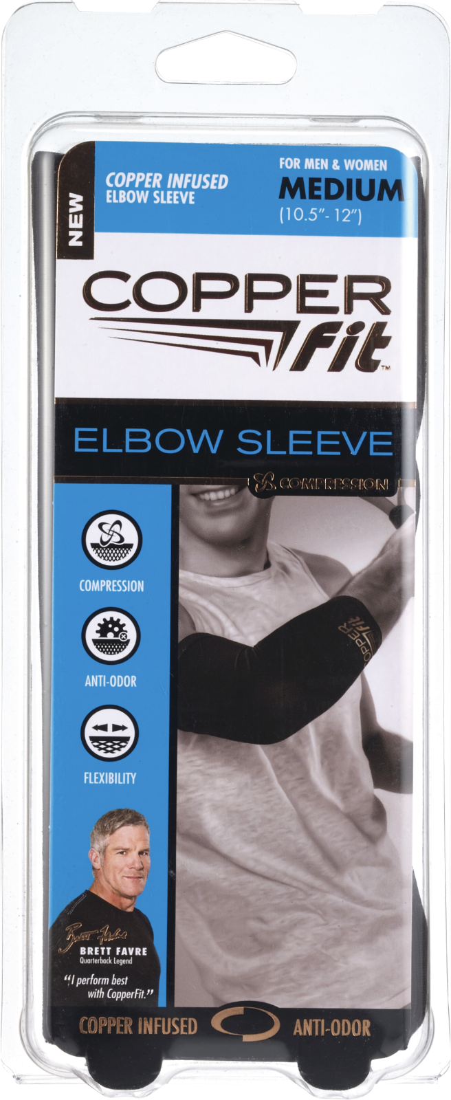 Copper Fit Elbow Sleeve New Black Size M | eBay