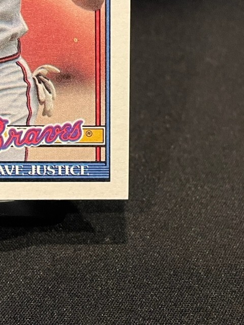 1991 Topps DAVID JUSTICE RC All-Star Rookie Card #329 GEM-MINT Super ...