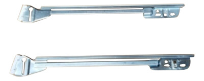 1966-67 Chevelle, GTO; Front Door Window Lower Frame Channels; 2-Door ...