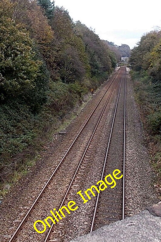 Photo 6x4 Railway towards Skewen station Neath/Castell-Nedd Viewed from ...