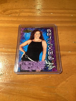 2001 Fleer WWF Stephanie McMahon Helmsley Card #9 Rookie Females | eBay