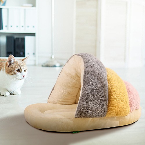 Cat Bed Cave Slipper-Formed Cat Nest Bed Detachable Cat Nest Bed Warm ...