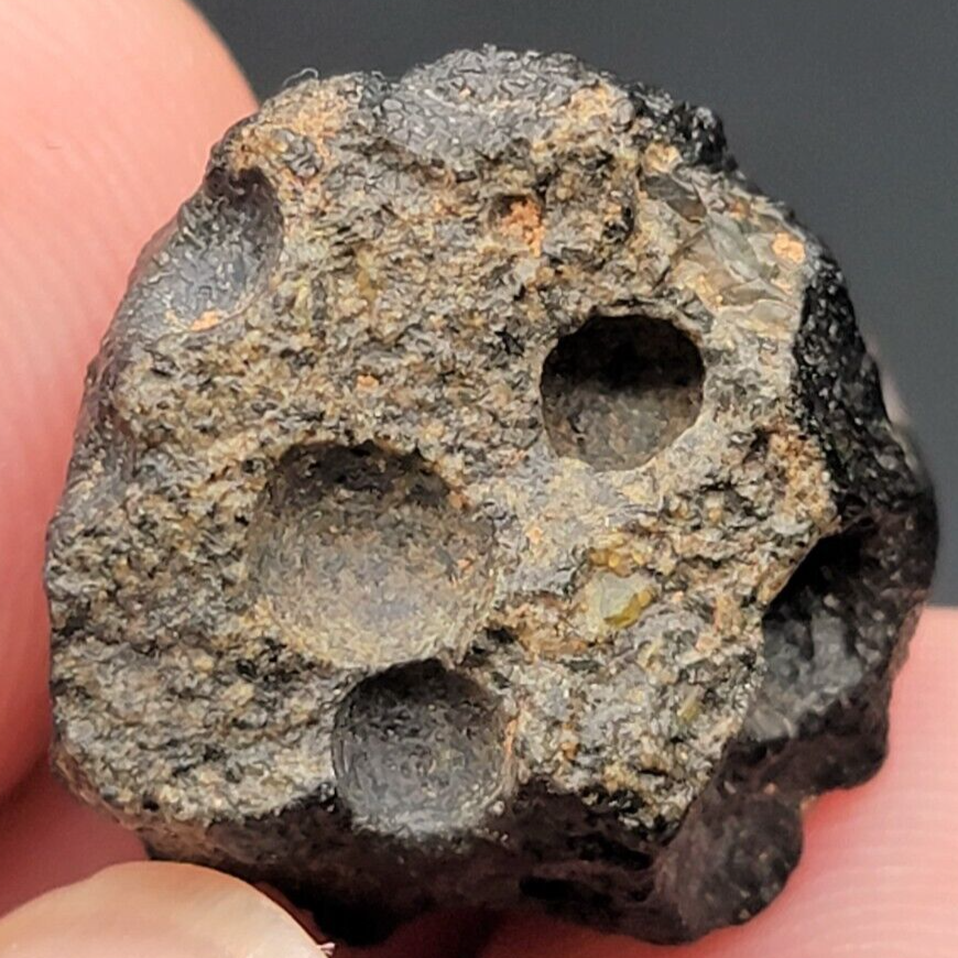 OUED NAMOUS 001 (6.382g) Angrite Meteorite, Individual Stone, Full of ...