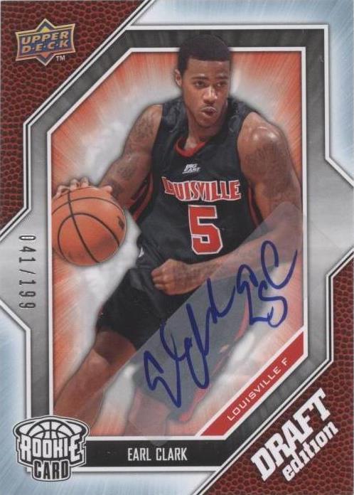 2009-10 Upper Deck Draft Edition - Earl Clark #29 Silver Autographs ...