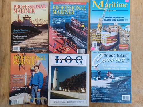 (3) ISSUES OF PROFESSIONAL MARINER PLUS OTHER NAUTICAL MAGAZINES GOOD ...