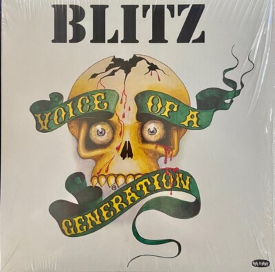 BLITZ Voice Of A Generation LP PUNK ROCK Street Punk Oi! REISSUE Green ...