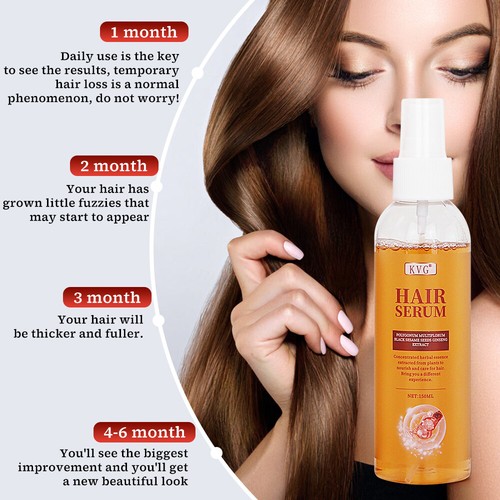 Hair Growth Serum Anti-Frizz Hair Growth Spray UNCLEYEAH For Thinning ...