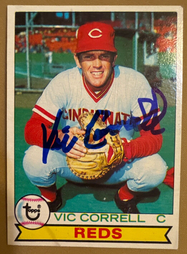 1979 Topps VIC CORRELL Autographed Baseball Card #281 REDS | eBay
