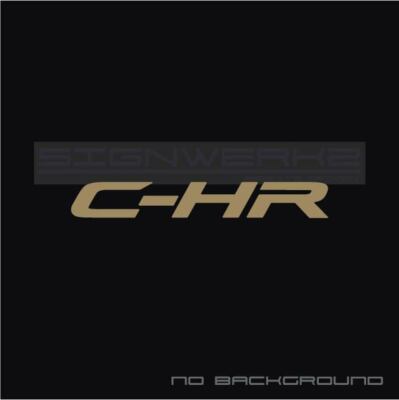 Toyota CH-R sticker decal tuning toyota Pair | eBay