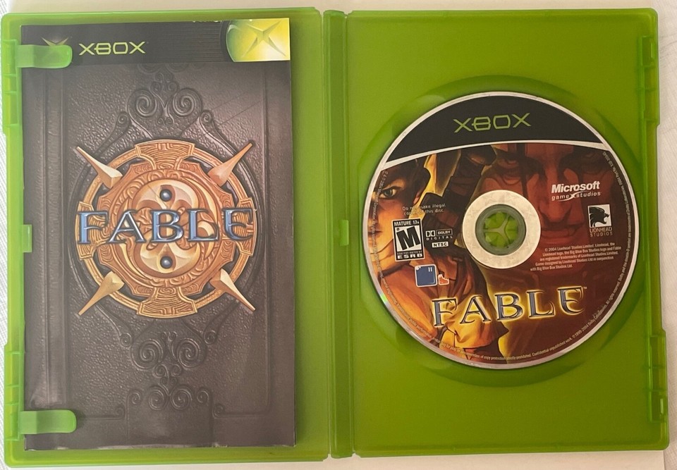 Fable (Microsoft Xbox, 2004) COMPLETE 805529781146| eBay