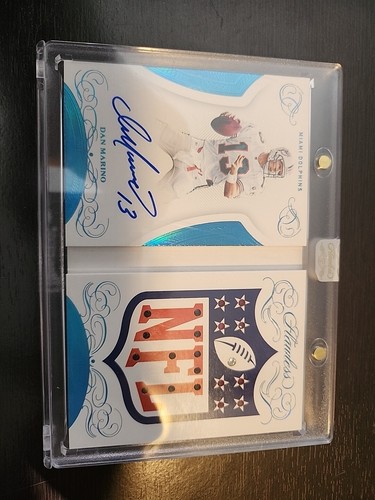 1/1 AUTO DAN MARINO NFL SHIELD ROOKIE 💎DIAMOND RUBY SAPPHIRE 2019 ...