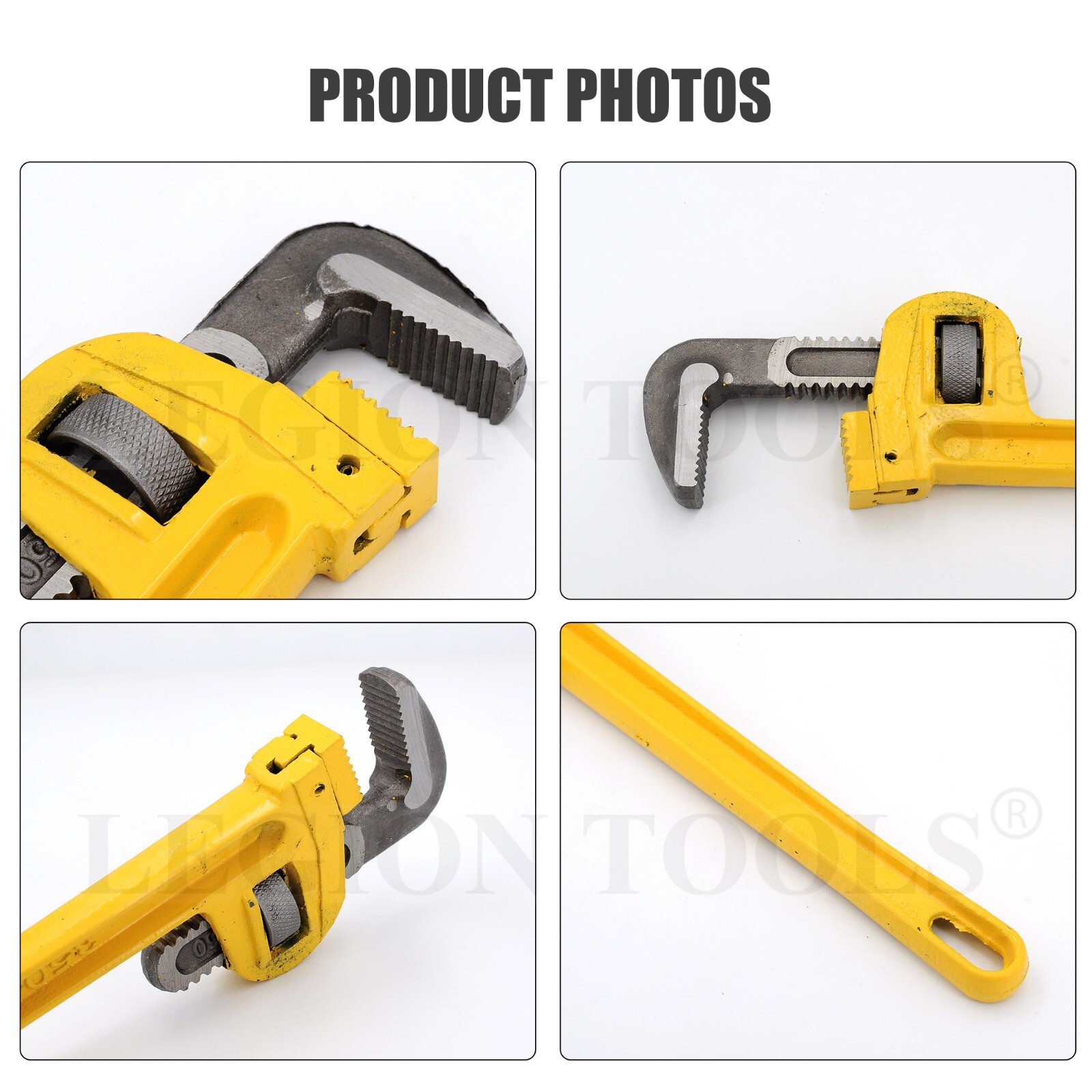 14"/24" Pipe Wrench Heavy Duty Adjustable Plumbing Monkey Wrench | eBay ...