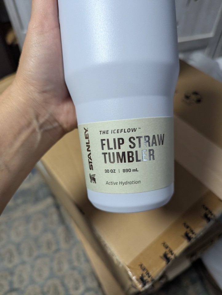 NEW ORIGINAL Stanley IceFlow Flip Straw 30 oz DEW DROP lavender CUP | eBay