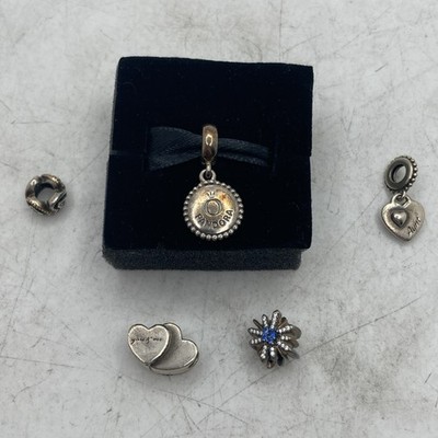 Pandora Sterling Silver 925 ALE Stamp Charms 5 Nurse Aunt You & Me ...