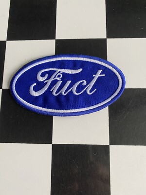 Fuct Patch. Embroidered Patch. Iron On Backing But Can Be Sewn. | eBay