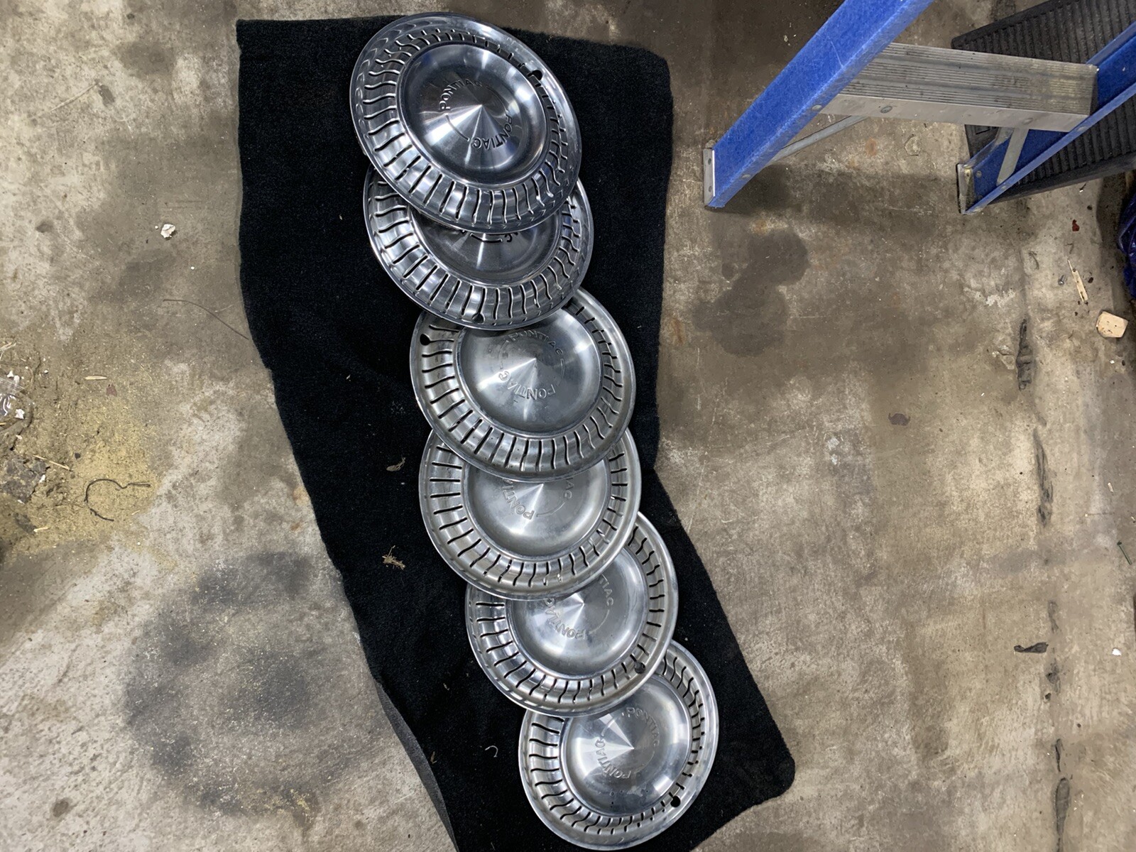 6 13” Vintage Steel Pontiac Hub Caps For Astre , Sunbird | eBay