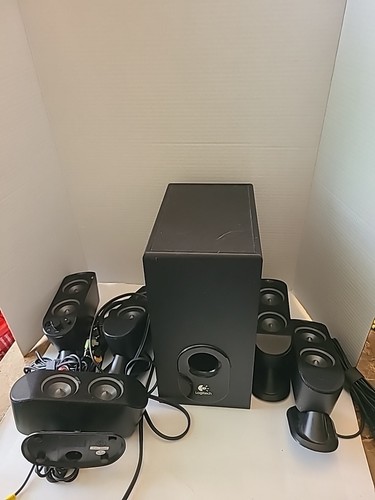 Logitech X-530 5.1 Surround Sound System with 1 Subwoofer 5 Speakers | eBay