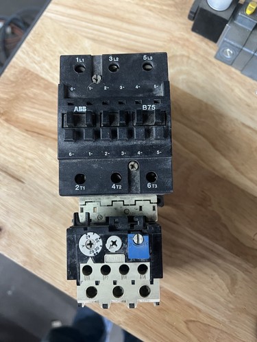 ABB B75 Contactor W/ T75 DU Overload | eBay