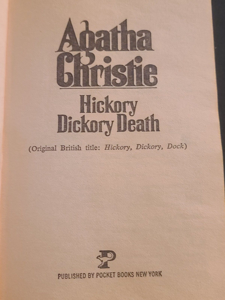 Hickory Dickory Death PB by Agatha Christie | eBay