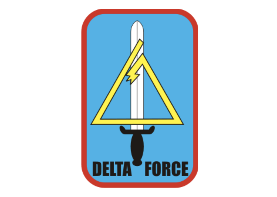 4" army delta force blue bumper sticker decal usa made | eBay