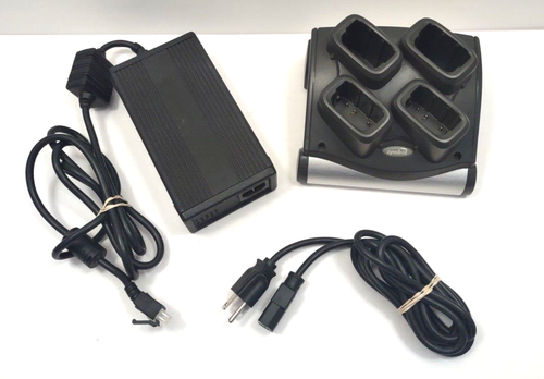 Symbol Zebra SAC9000-4000 4-Bay Battery Charger MC92N0 MC9200 MC9190 ...