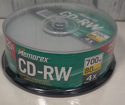 Memorex Cool Colors CD-R 40X700MB 80min (25 Pack) New Sealed | eBay