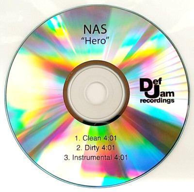 (CD) Nas ‎– Hero, Promo, Single, 3 Tracks, Def Jam, Rare | eBay