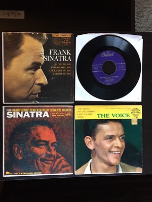 FRANK SINATRA 45 EXTENDED PLAY 45'S LOT OF 3 + 1 SINGLE-SEE PHOTOS FOR ...