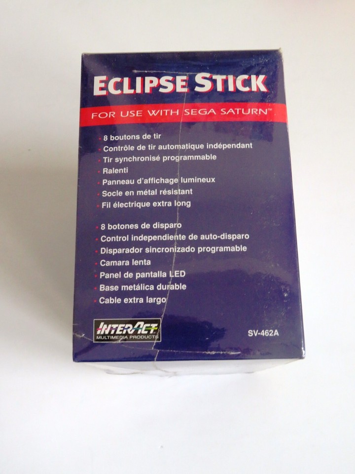 ECLIPSE STICK for Sega Saturn - BRAND NEW - FACTORY SEALED | eBay