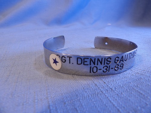 Vintage Vietnam War POW MIA Bracelet Sgt. Dennis Gauthier 10-31-69 | eBay