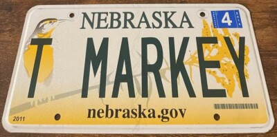 T MARKEY Vanity License Plate | eBay