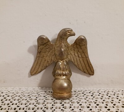 Finials - Brass American Eagle Flag